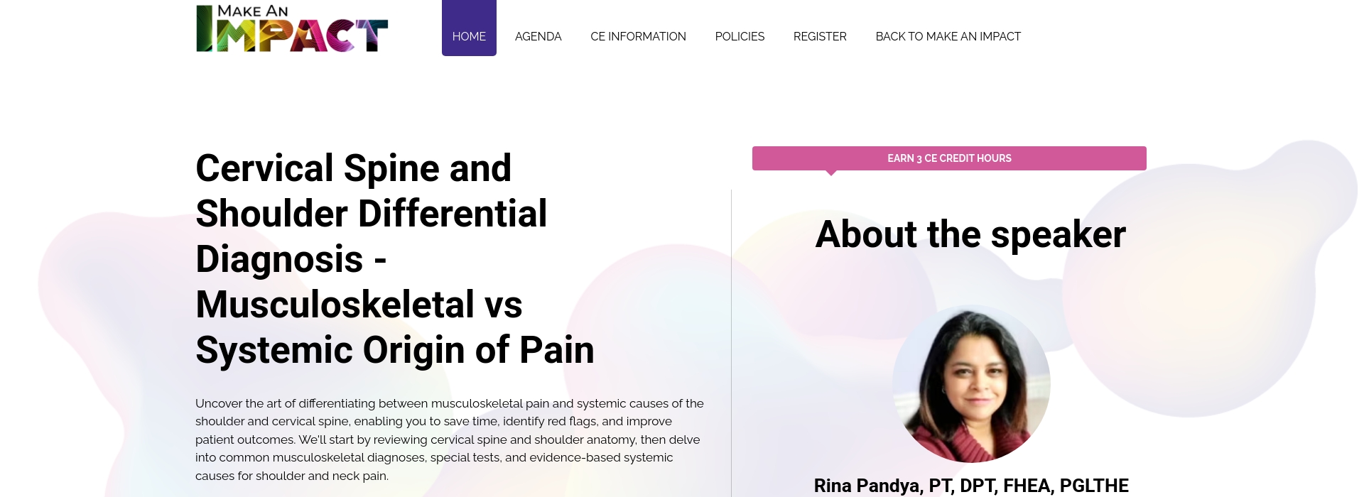 Cervical Spine and Shoulder Differential Diagnosis - Musculoskeletal vs ...