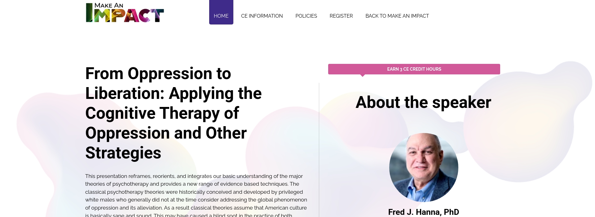 From Oppression to Liberation: Applying the Cognitive Therapy of ...