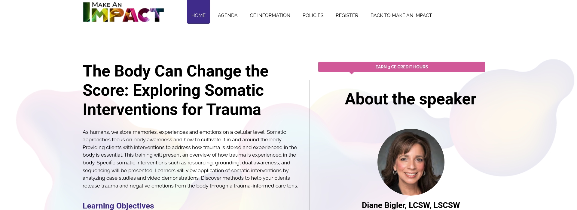 The Body Can Change the Score: Exploring Somatic Interventions for Trauma